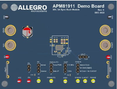 APEK81911KNB-01-T Evaluation Board APM81911 | Allegro MicroSystems