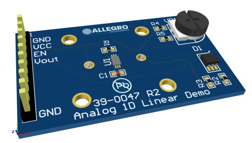 Analog 1D Linear Demo - A31010 - A139x | Allegro MicroSystems