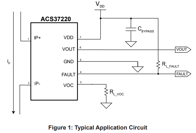 Low Resistance Current Sensor Ic With Overcurrent Fault Protection Acs37220 Allegro Microsystems